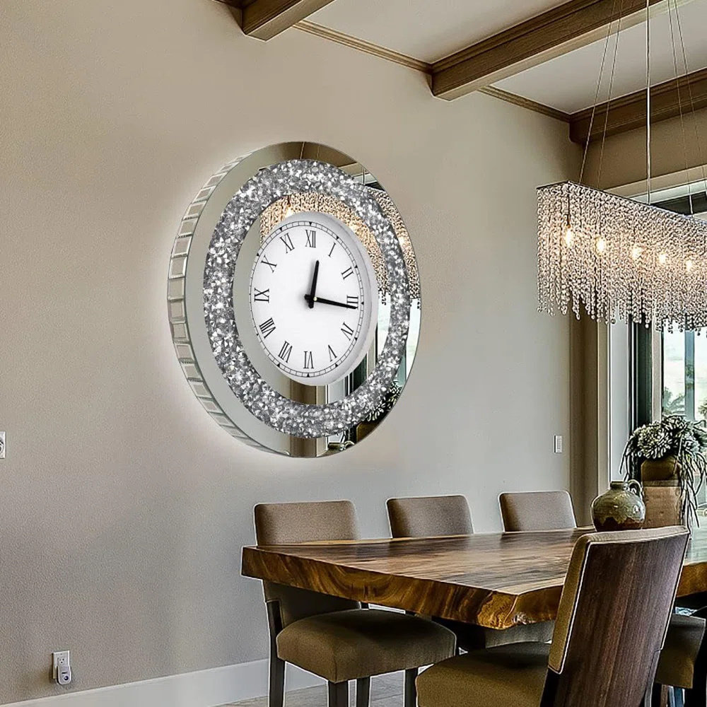 Everly Quinn Dildy Acrylic Wall Clock & Reviews | Wayfair