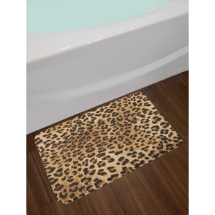 Animal Print Bath Rugs & Mats You'll Love | Wayfair