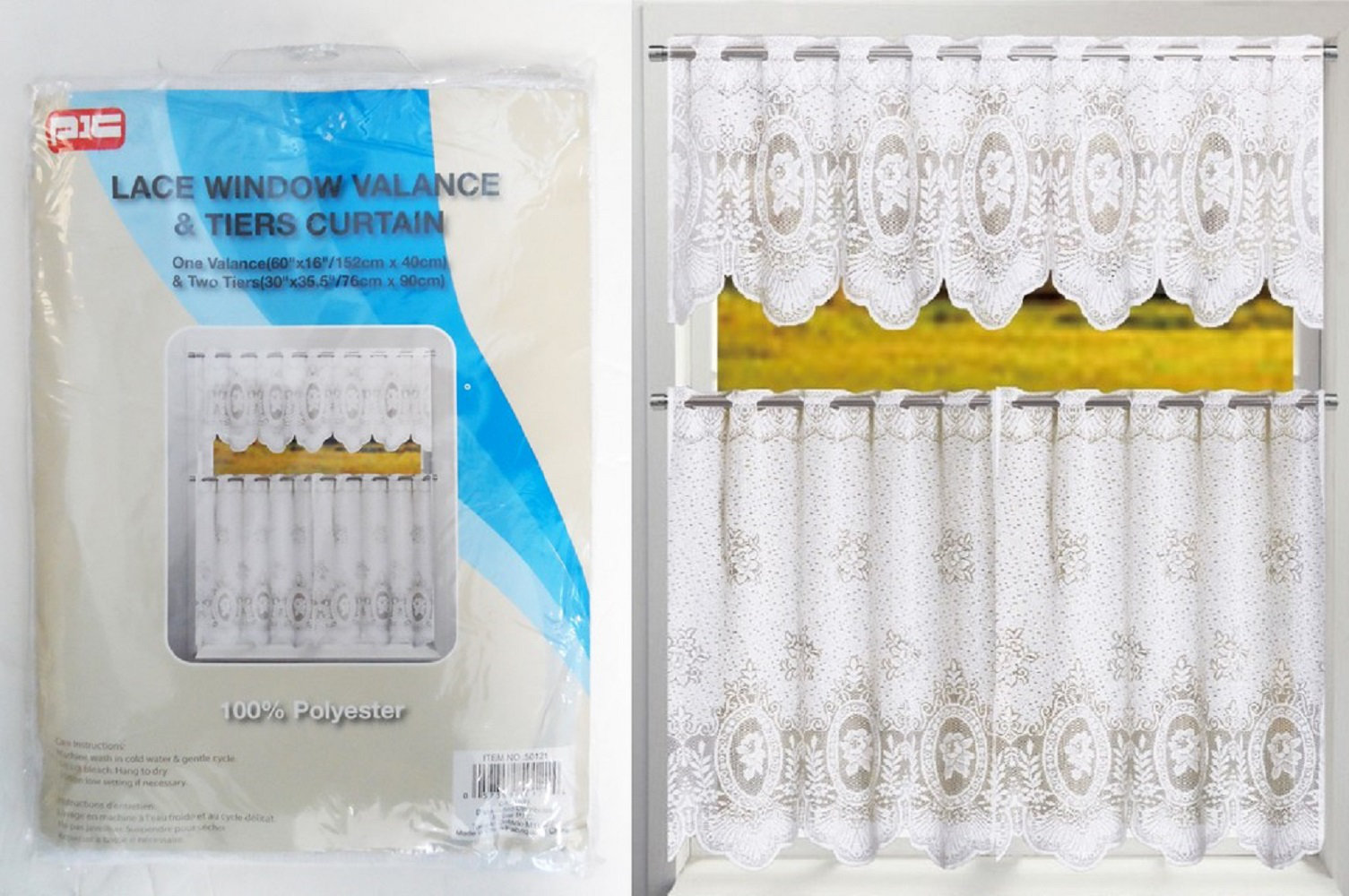 Princess Lace Kitchen Curtain - Wayfair Canada
