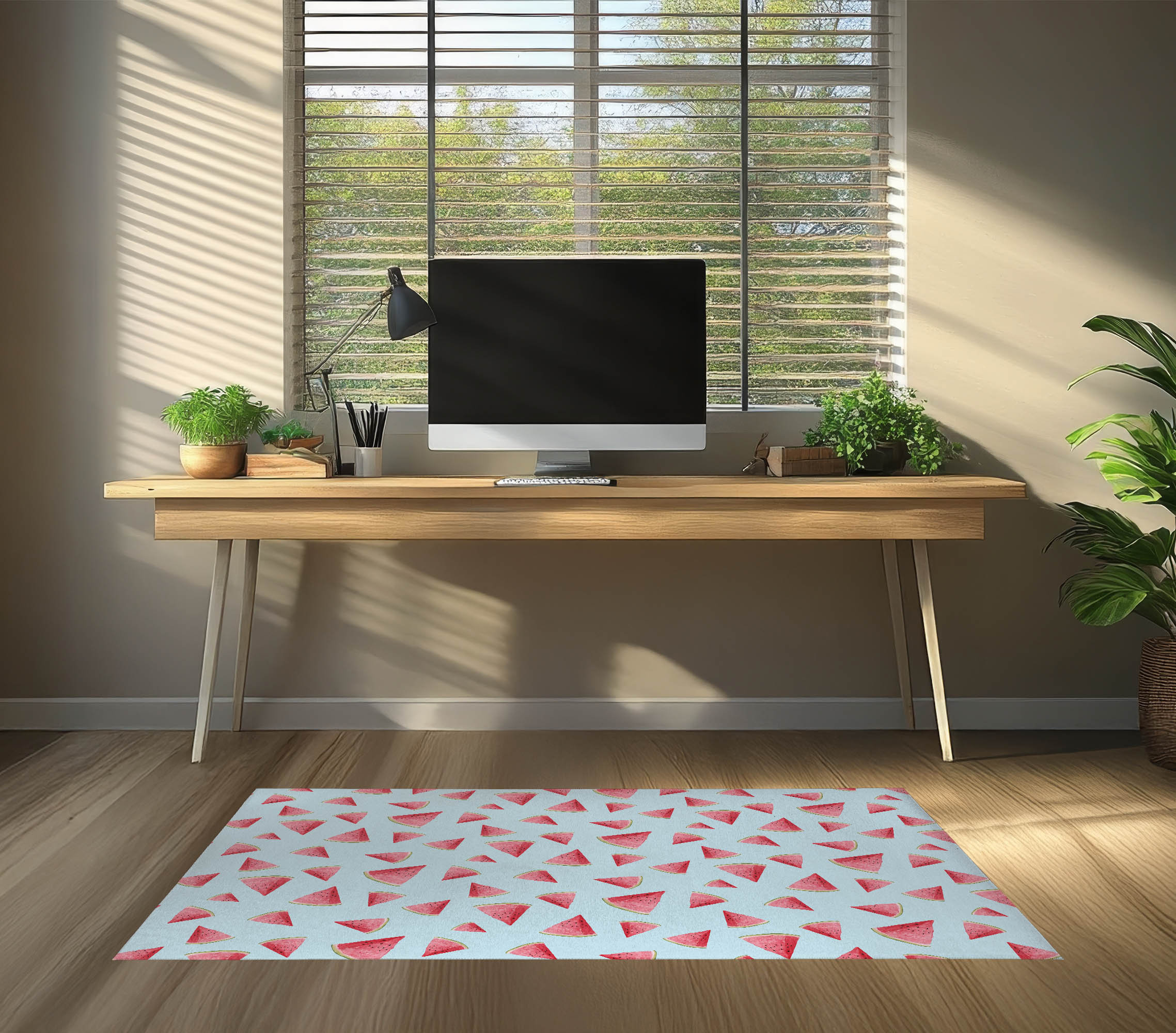 Christopher's Corner Summer Melon Office Mat | Wayfair