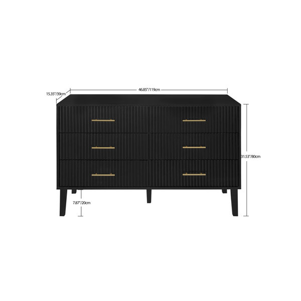 Mercer41 Ruminer 6 - Drawer Dresser & Reviews | Wayfair