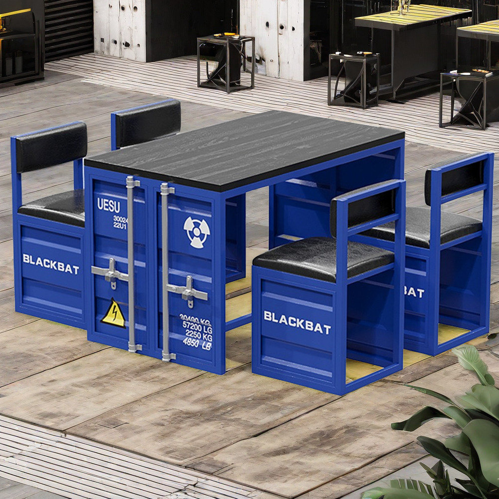 Industrial Style Sofa Industrial Air Container Table And Chairs ...