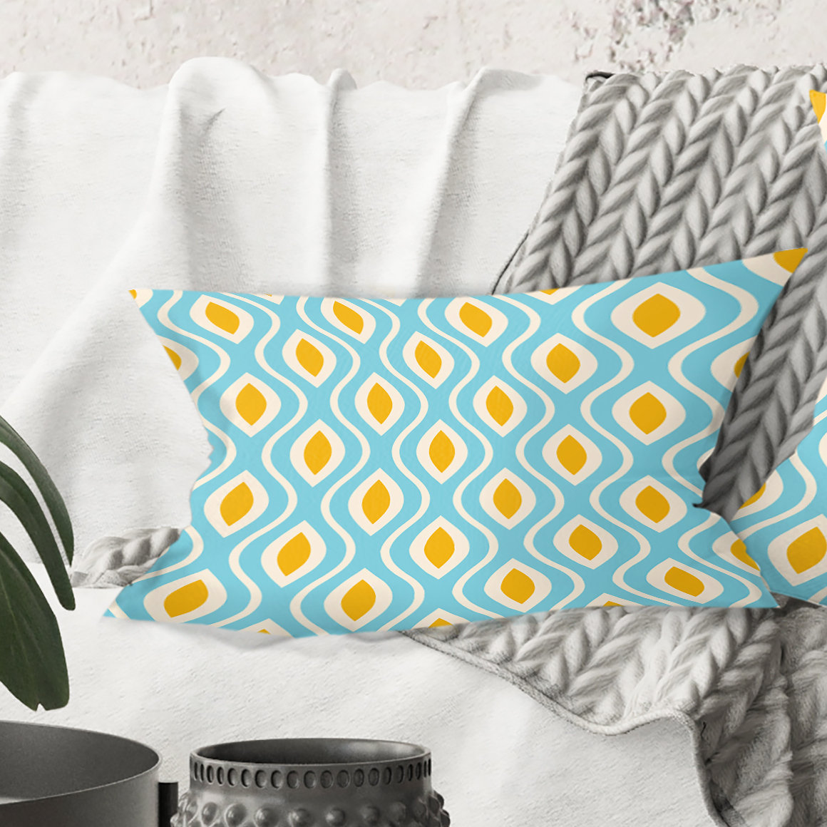 Design Art Retro Pattern Abstract Design I - Mid-Century Modern Printed ...