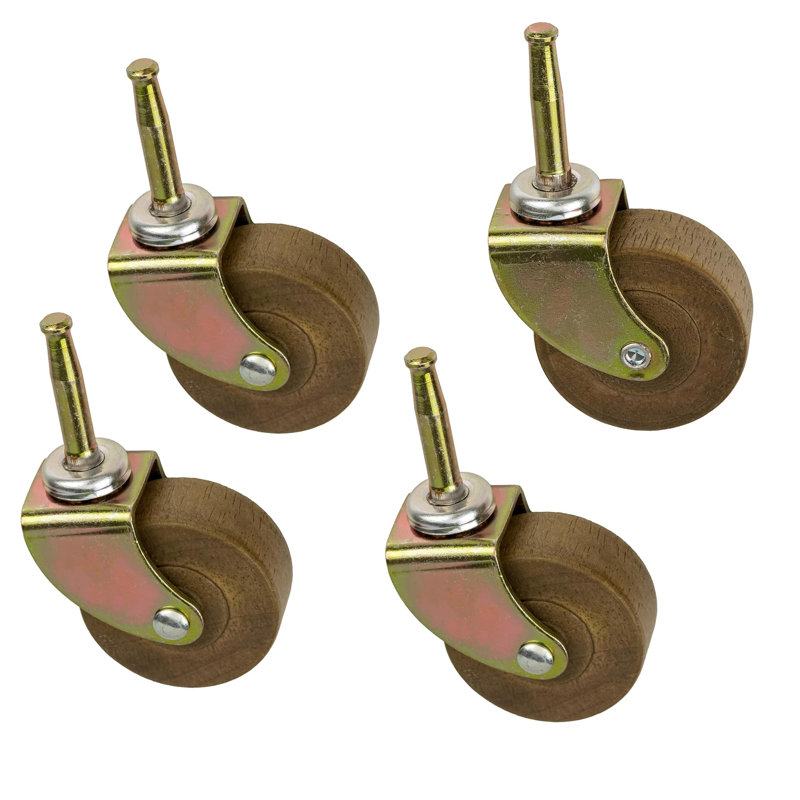 UNIQANTIQ HARDWARE SUPPLY Wood Furniture Caster Wheel ( Diameter: 2 ...