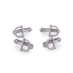 Vagabond House Equestrian Pewter Horse Bit Napkin Ring | Perigold