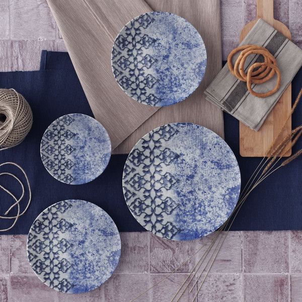 Bloomsbury Market Orelia 24 Piece Porcelain China Dinnerware Set ...