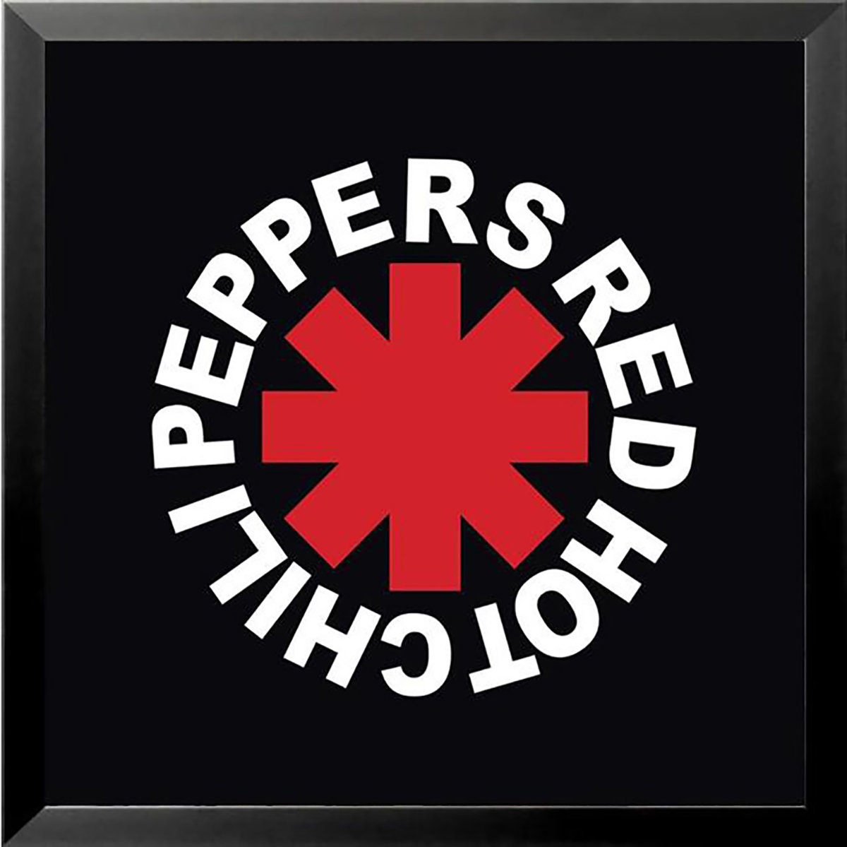 Buy Art For Less FRAMED Red Hot Chili Peppers - Logo 24X24 Music Art ...