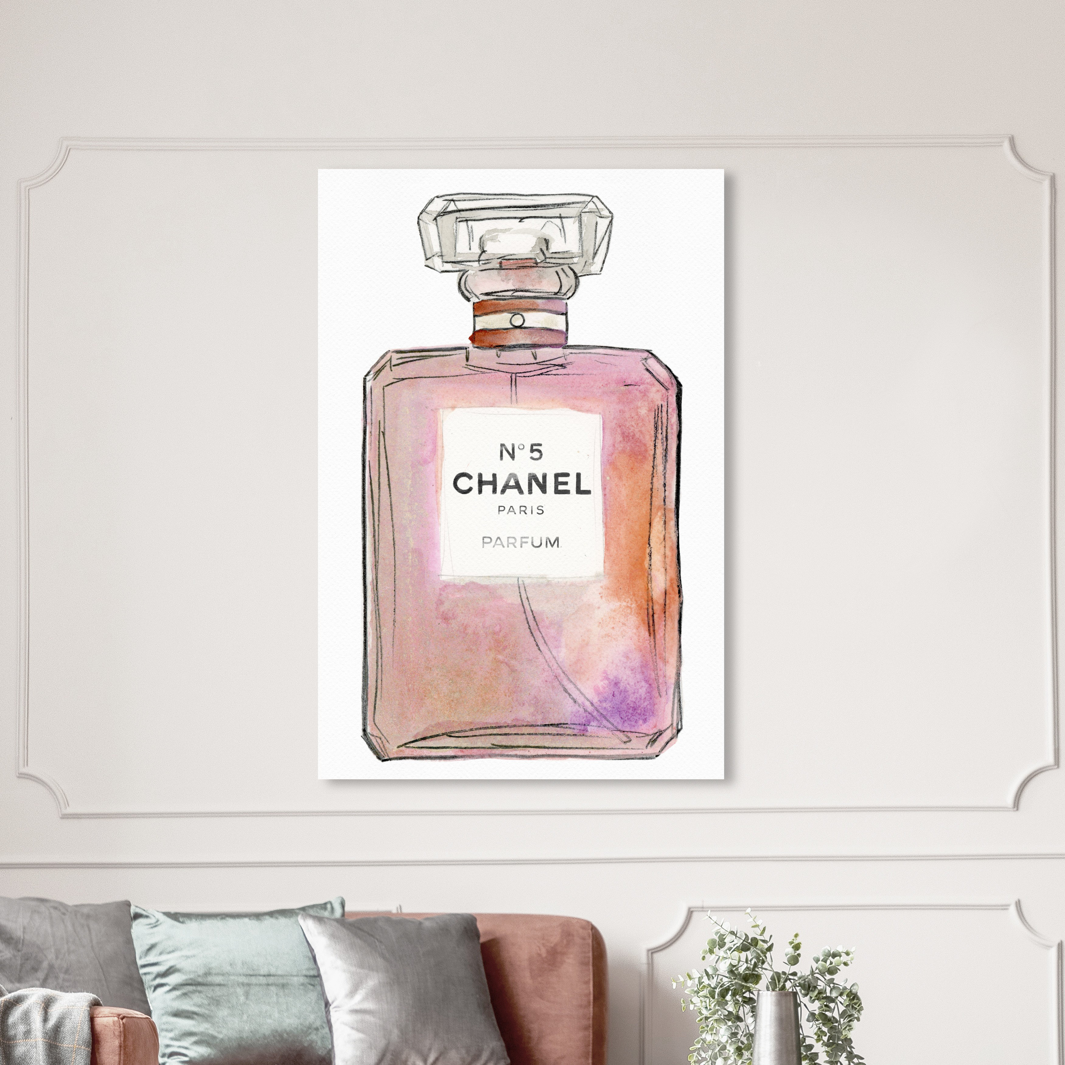 Art Remedy Back To Number 5 Perfumes - Painting Print | Wayfair