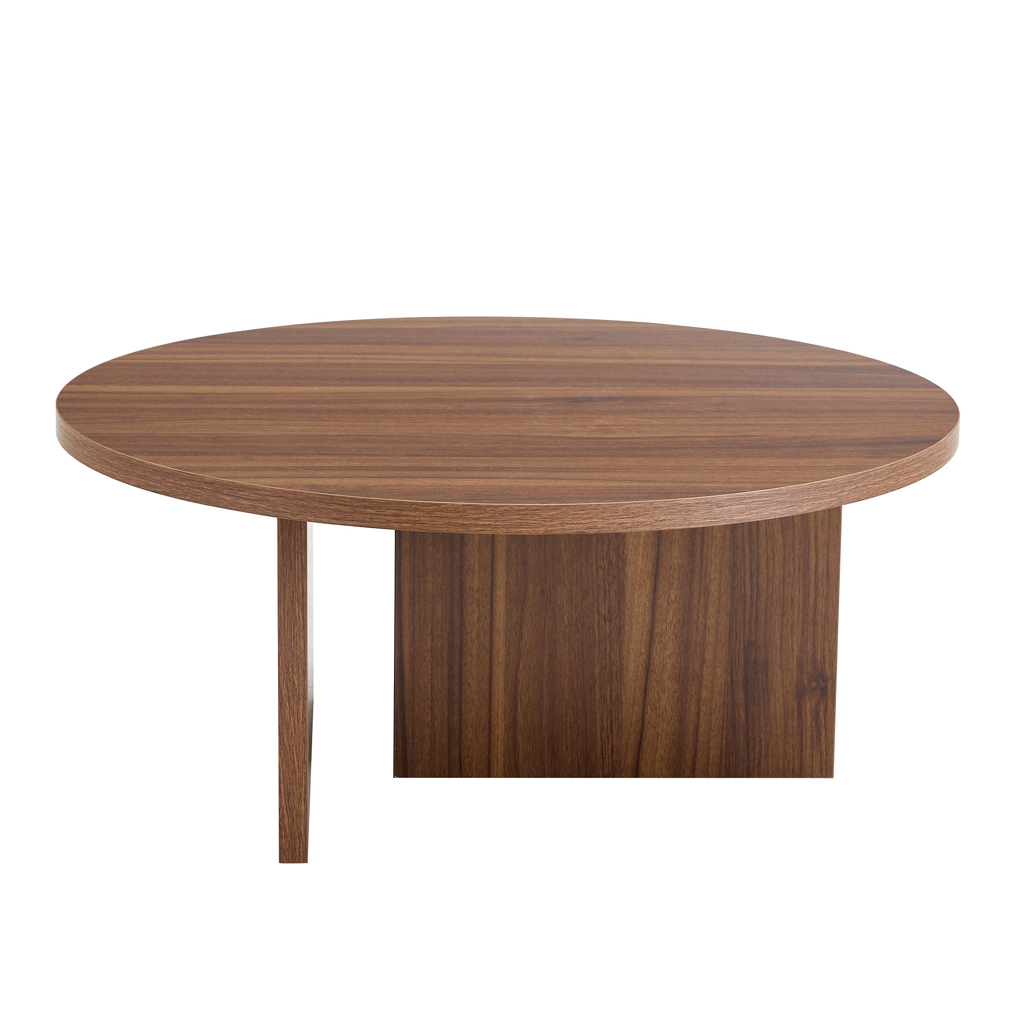George Oliver Modern Minimalist Mdf Walnut Table For Versatile Living ...