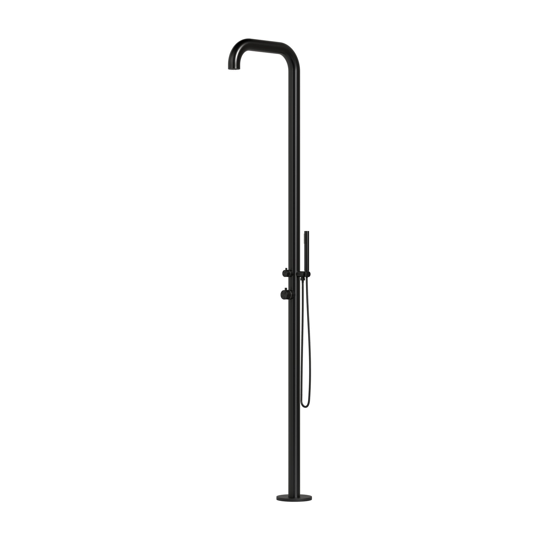 316 Outdoor Showers Cascade 316 Stainless Steel Freestanding Outdoor ...