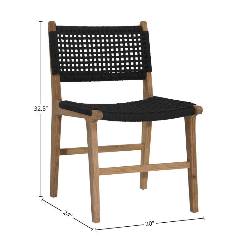 Birch Lane™ Edyth Woven Dining Chair | Wayfair