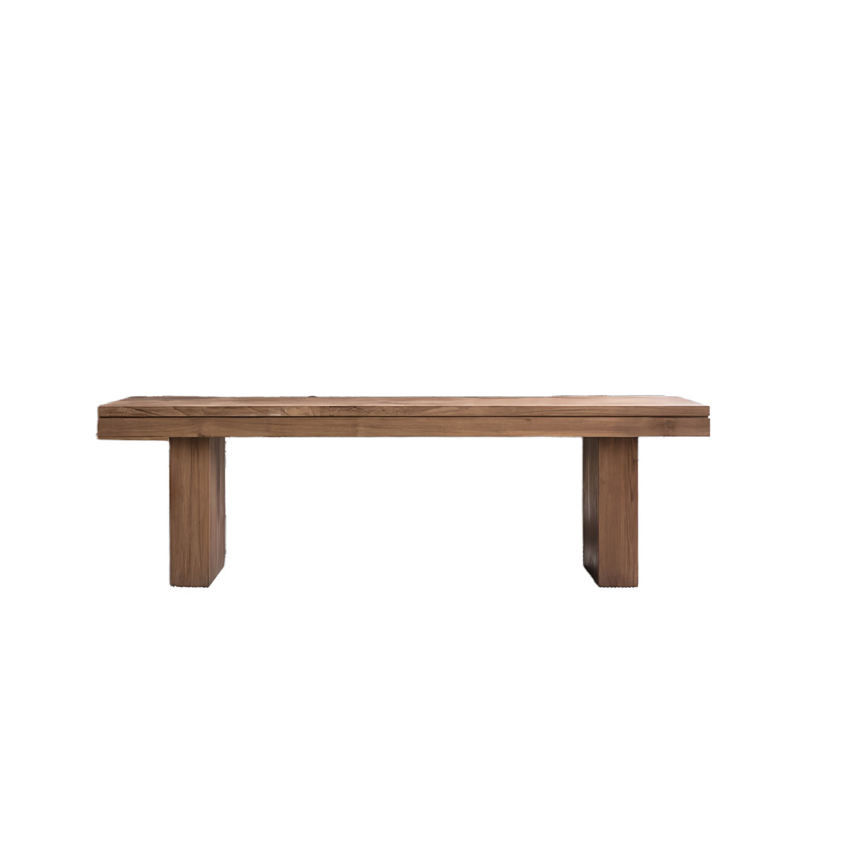 Creative bed end stool Teak Solid Wood Long Bench For Bedroom End Solid ...