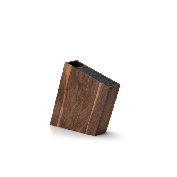 Continenta 10 Slot Walnut Knife Block | Wayfair.co.uk