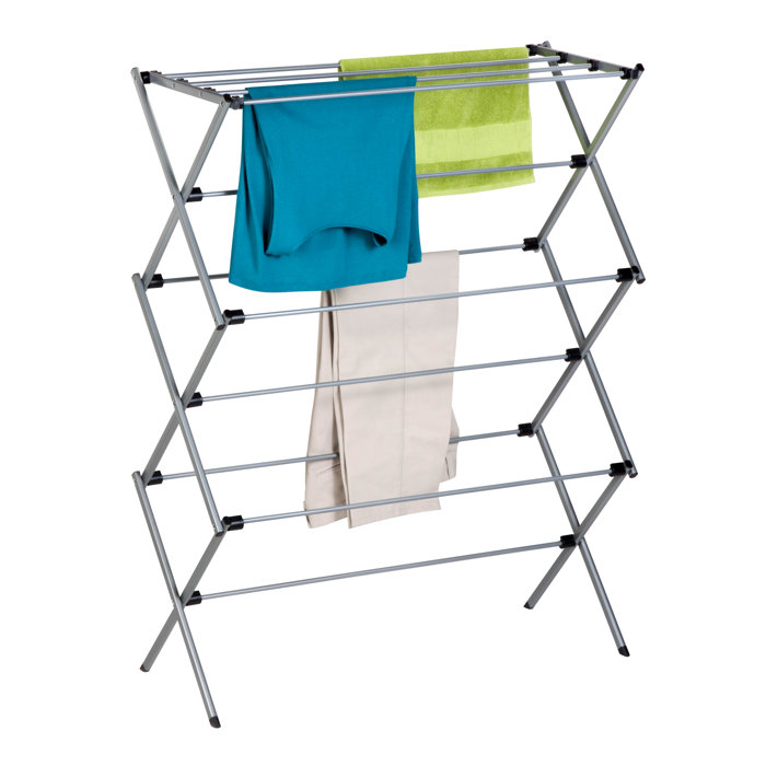 Rebrilliant Steel Foldable Accordion Drying Rack & Reviews | Wayfair