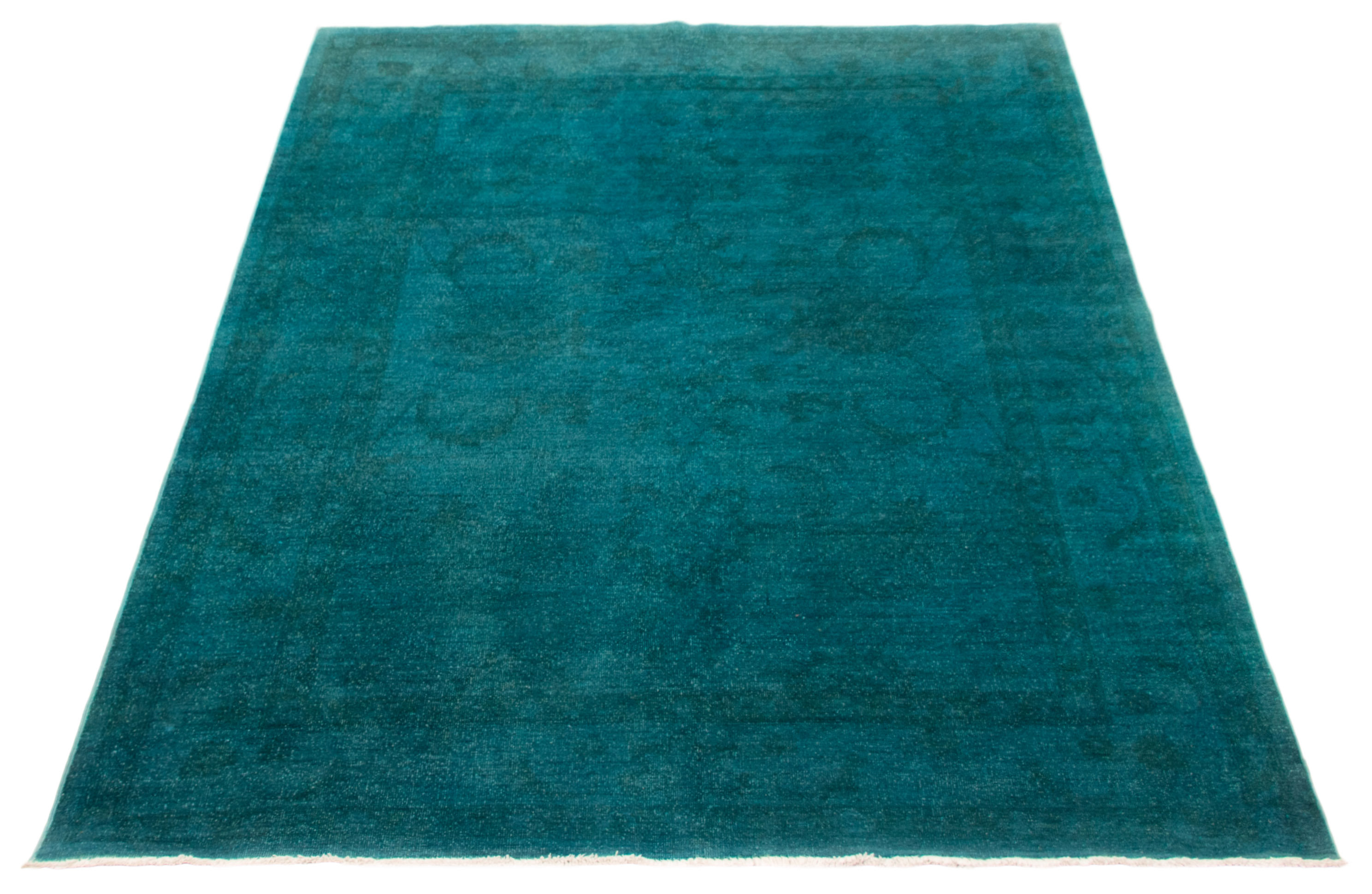 Bloomsbury Market One-of-a-kind Hand Knotted Vibrance Turquoise Wool ...