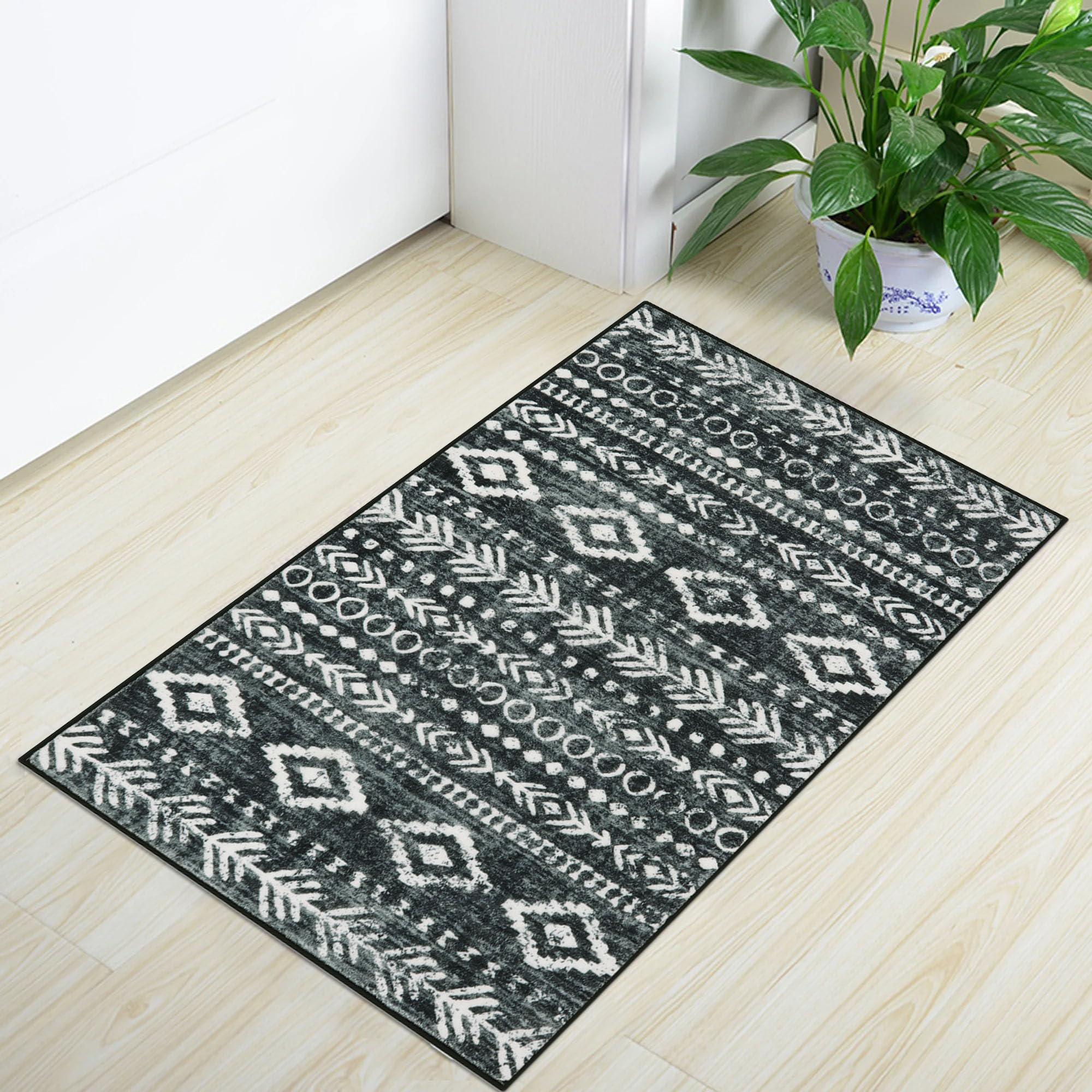 Union Rustic Kitchen Rugs Non Slip Washable Rugs For Entryway, Boho ...
