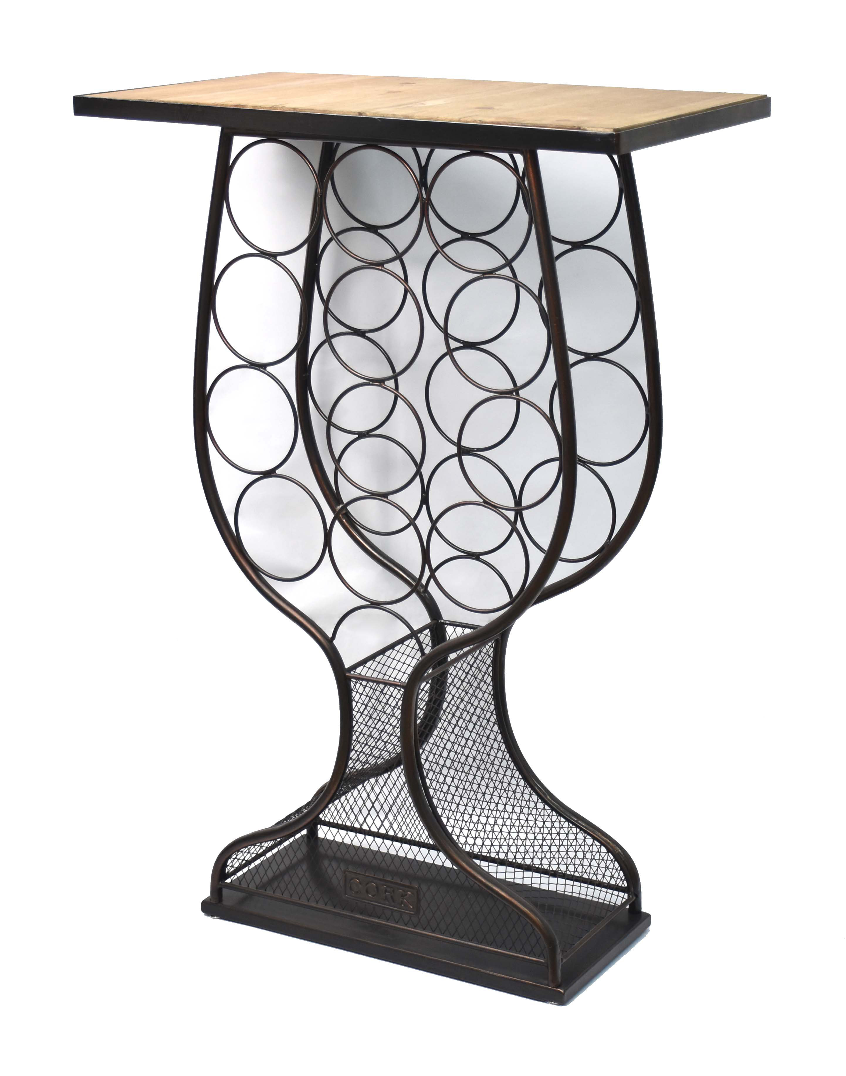 Happy Larry 12 Bottle Wine Rack Table | Wayfair.co.uk