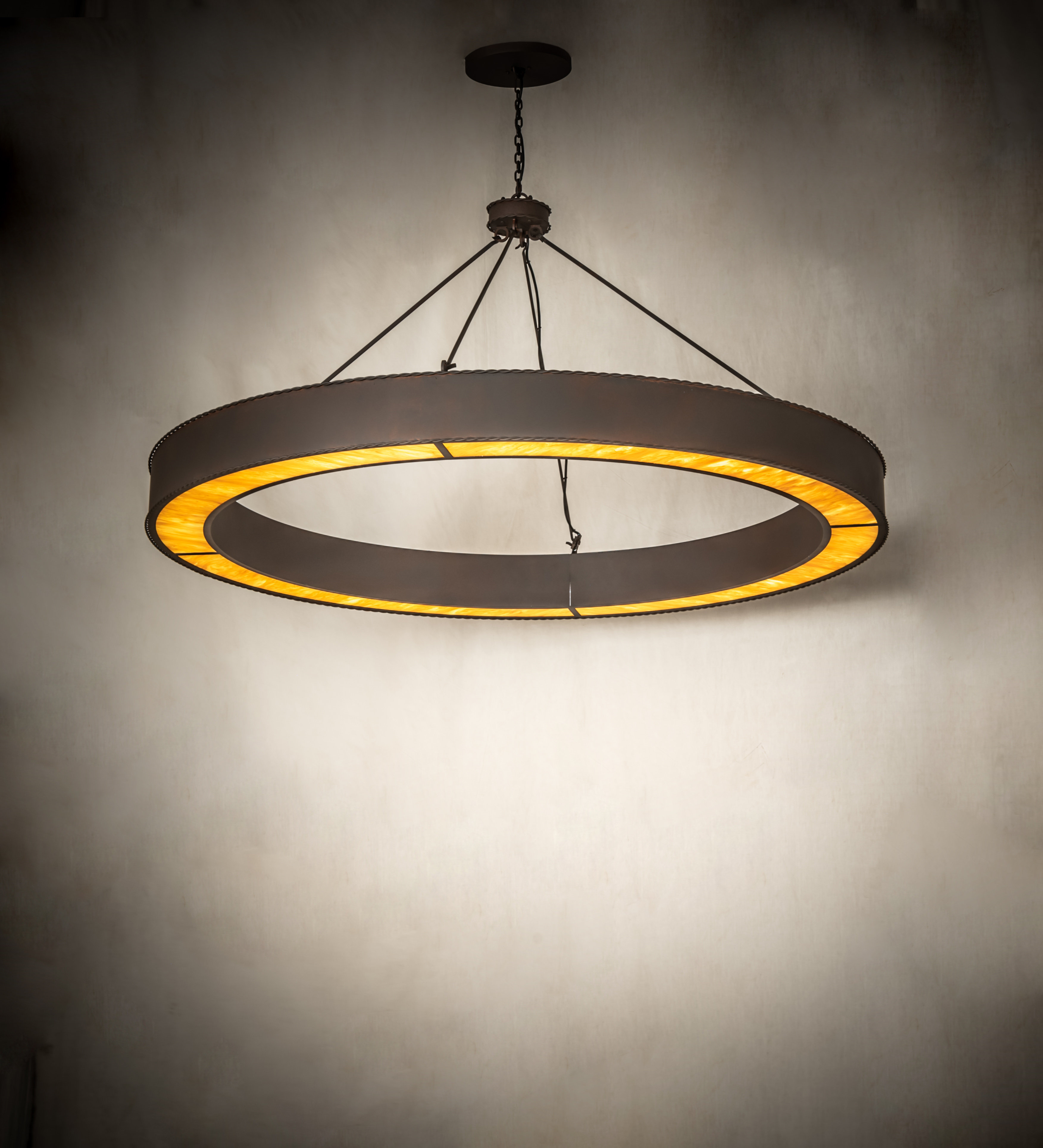 2nd Ave Lighting Shaded Geometric LED Chandelier | Wayfair