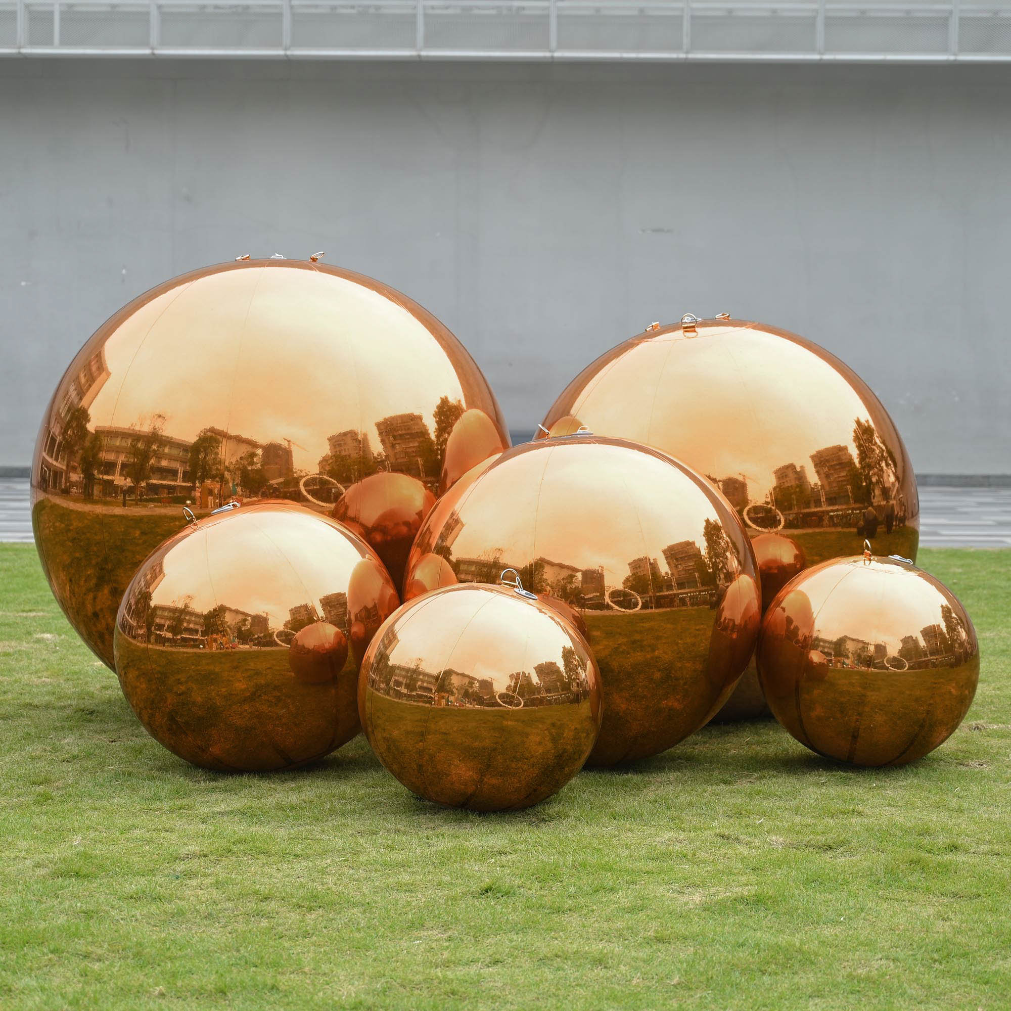 Everly Quinn 6PCS Inflatable Mirror Ball Giant Reusable Hanging Large ...