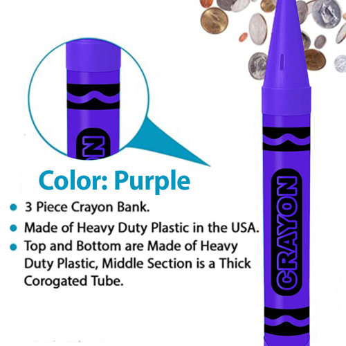 PMU Giant Crayon Bank 36 Inch Pkg/1 & Reviews | Wayfair