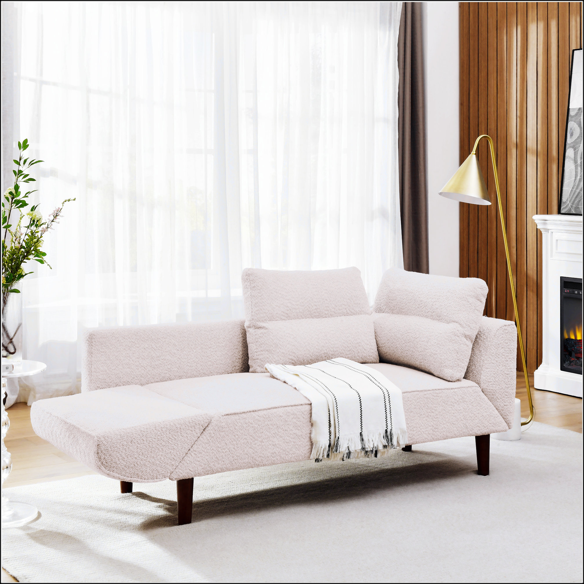 House of Hampton® Convertible Futon Sofa Bed | Wayfair