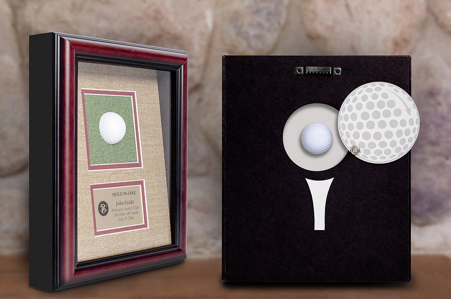 Darby Home Co Winsett Golf Hole in One Shadow Box Frame | Wayfair