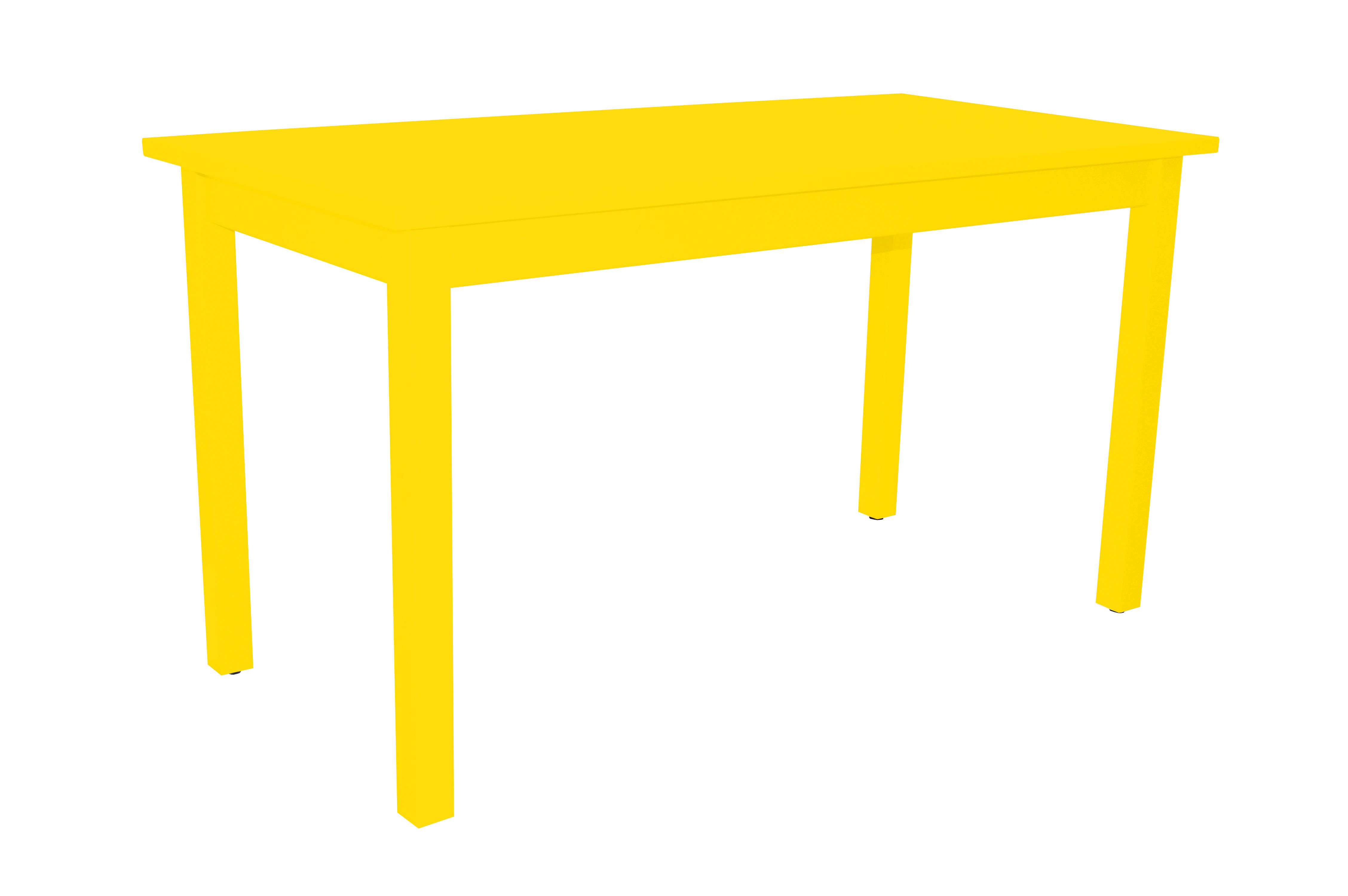 Winston Porter 60" Yellow Solid Wood Dining Table - Wayfair Canada