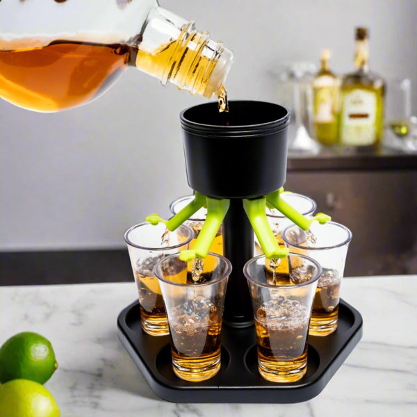 Prep & Savour Brethauer-Downing Liquor Shot Dispenser And Pourer Set ...