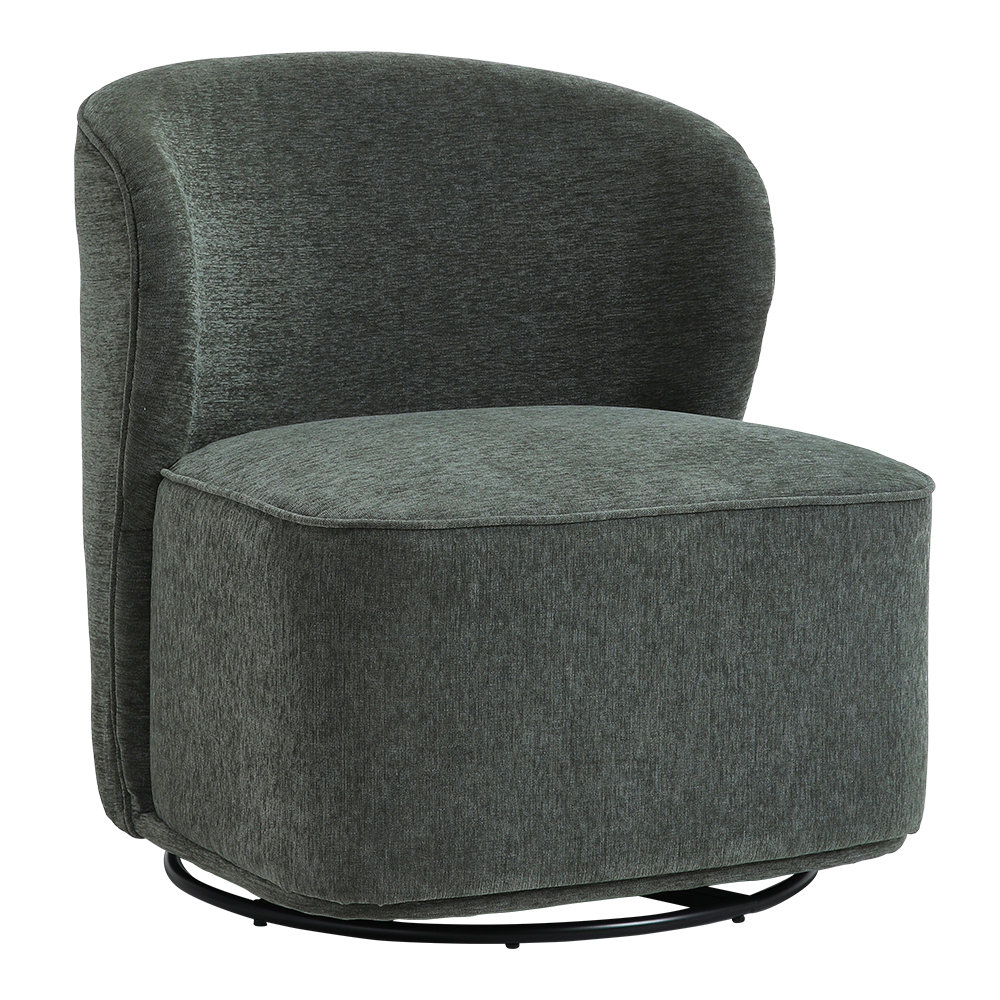 Metro Lane Coarse Linen Swivel Chair | Wayfair.co.uk