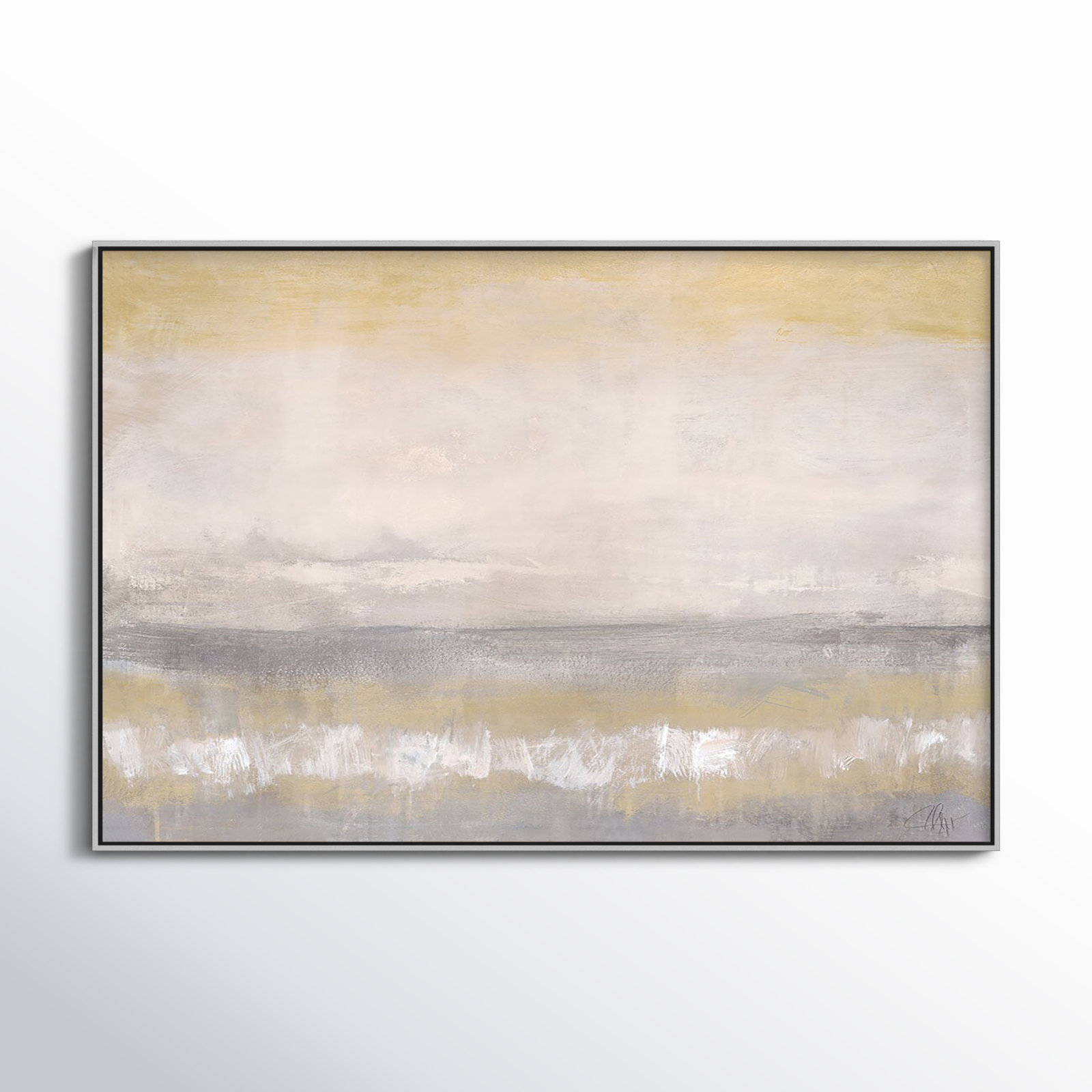 Birch Lane™ Willadeene Morning Calm 2 - Floater Frame Painting Print on ...