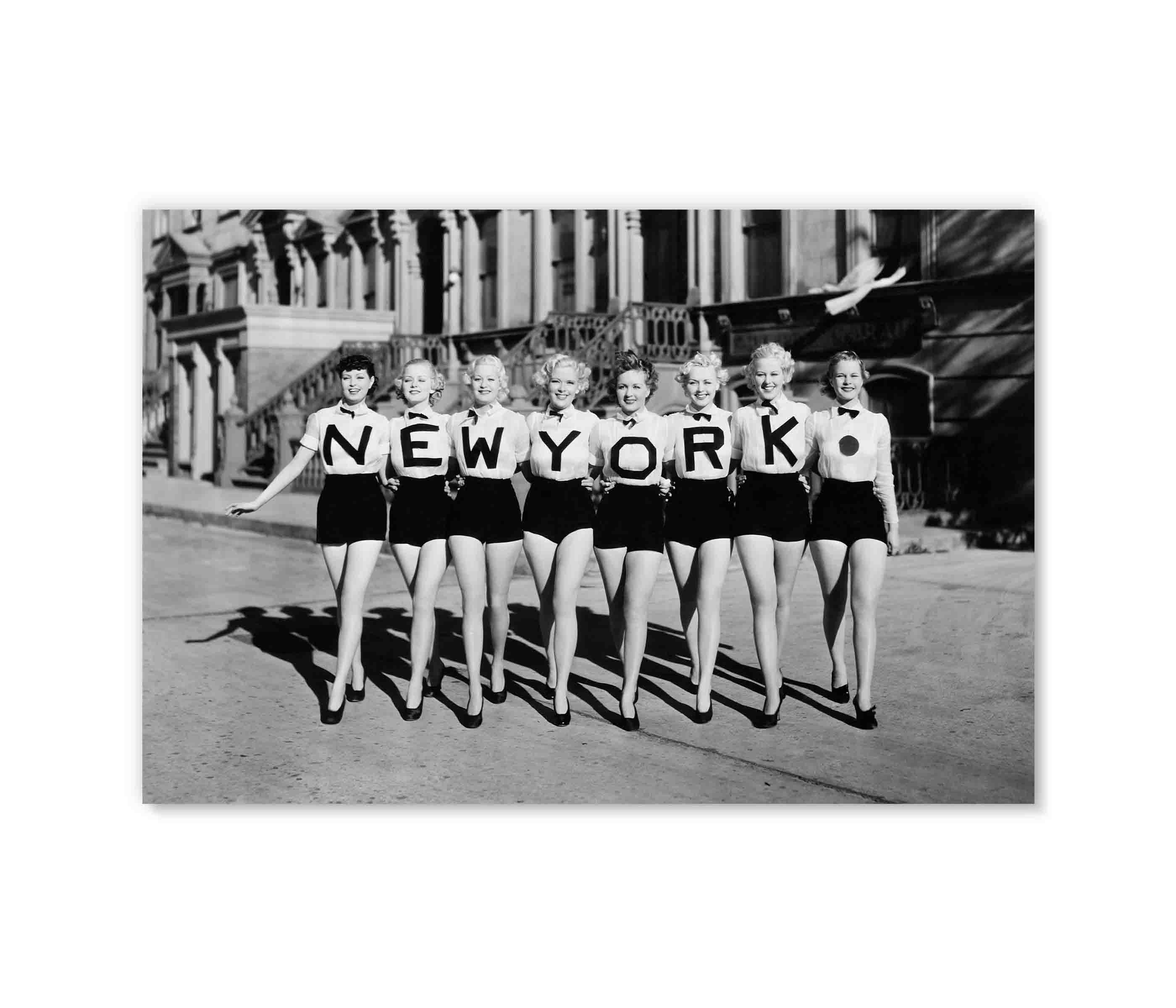 Latitude Run® New York Chorus Line On Plastic/Acrylic Print | Wayfair