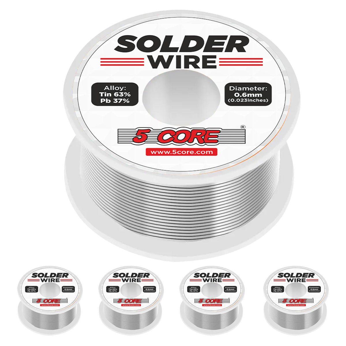 5 CORE 5 Core Solder Wire DIY Tin Lead for Soldering Components ...