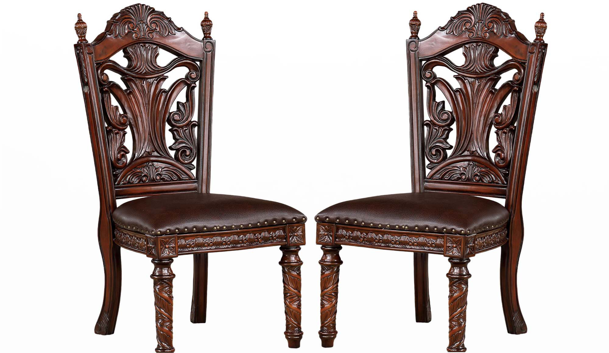 Astoria Grand Traditional 2Pcs Side Chairs Solid Wood Dining Room ...