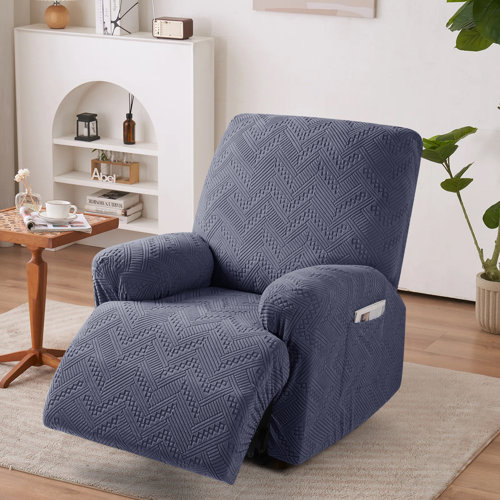 Recliner Regular & Box Cushion Chair Slipcovers You'll Love | Wayfair