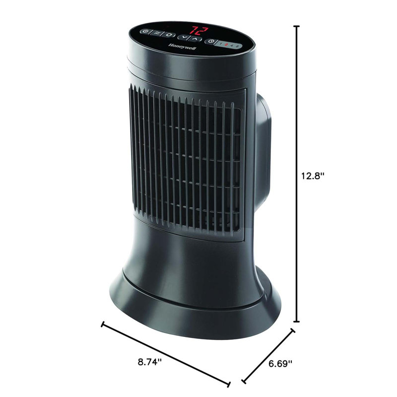 LUCULY Compact Ceramic Tower Heater, Small Heater with Big Heat | Wayfair