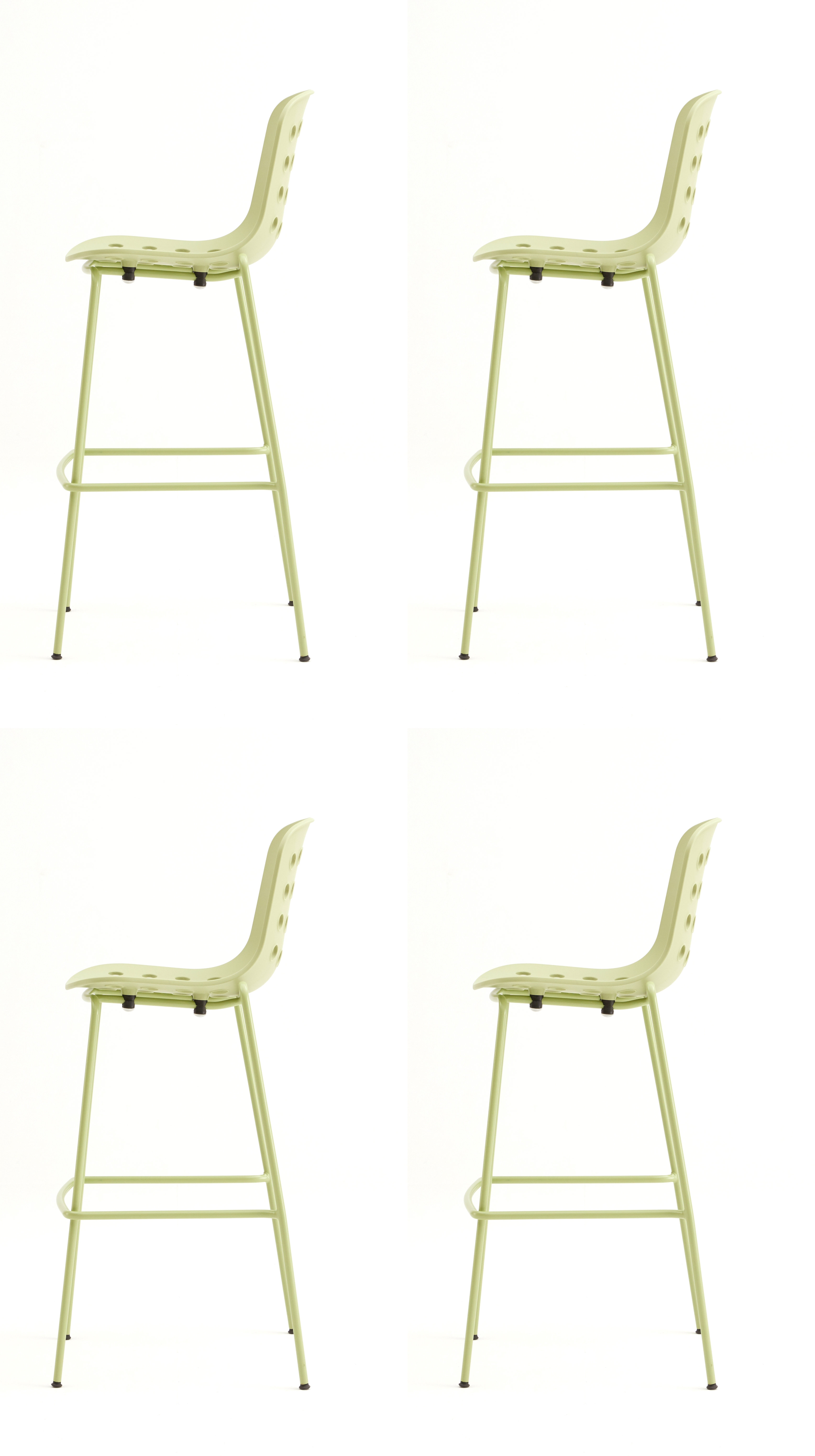 TOOU Holi Perforated Bar Stool (Set of 4) & Reviews | Wayfair