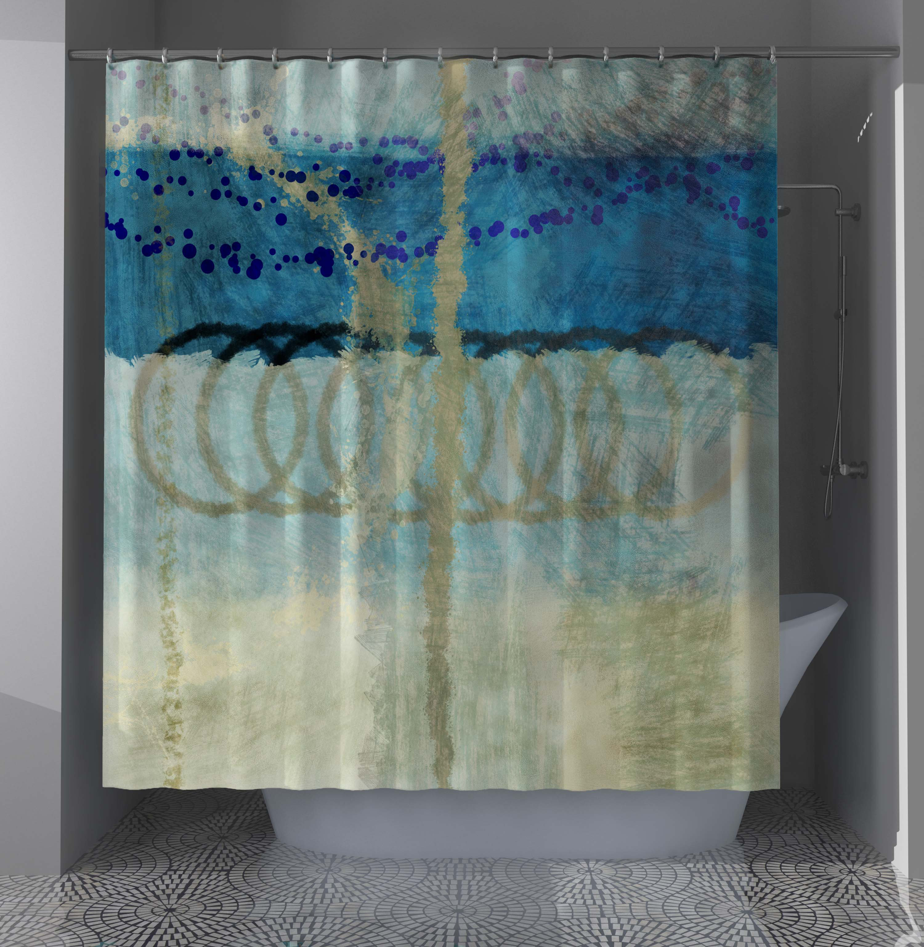 East Urban Home Shatira Shower Curtain | Wayfair