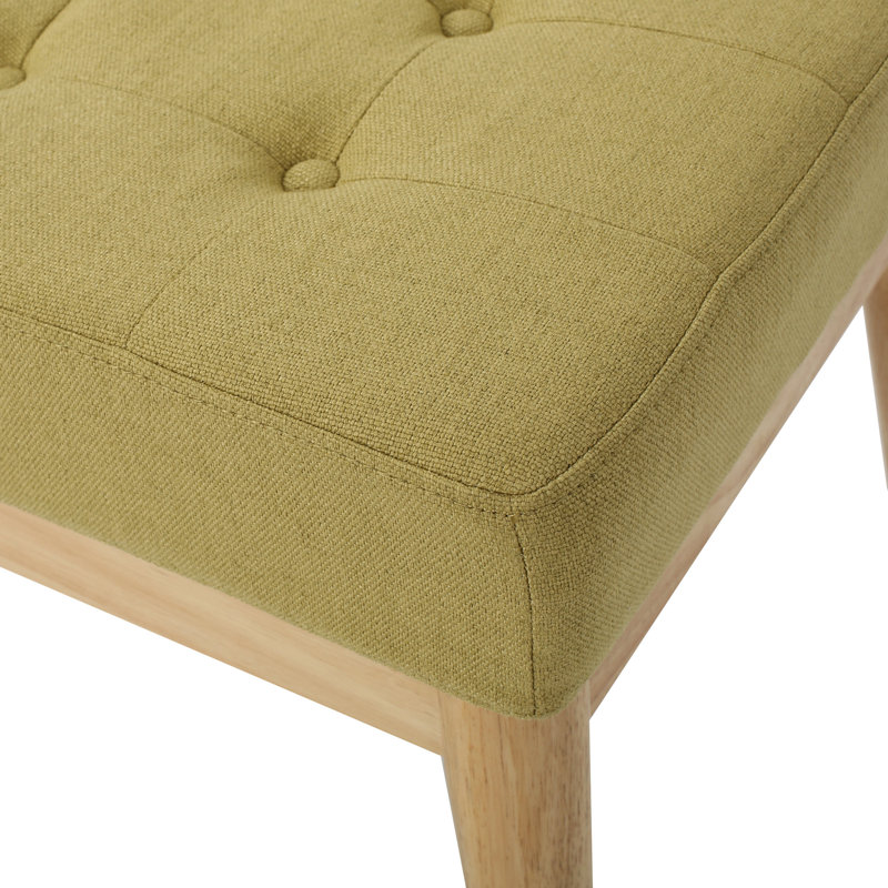 George Oliver Babbs Polyester Upholstered Bench & Reviews | Wayfair