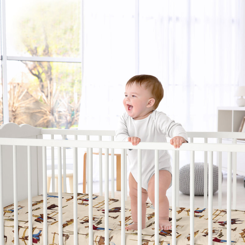 Sweet Jojo Designs Wild West Cowboy Fitted Crib Sheet & Reviews | Wayfair