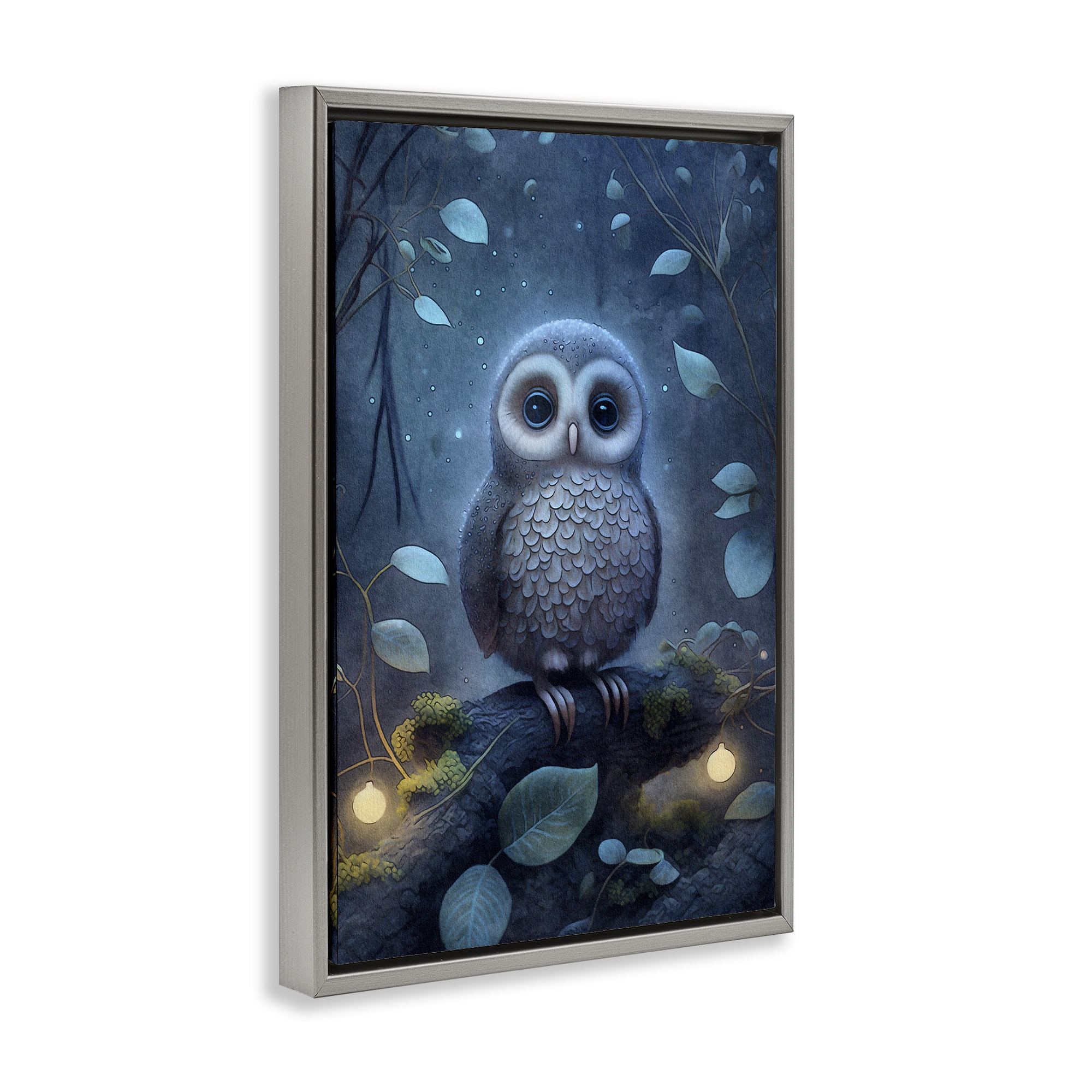 Millwood Pines Mystic Owl in Nature Framed Floater Canvas by The Dutch ...