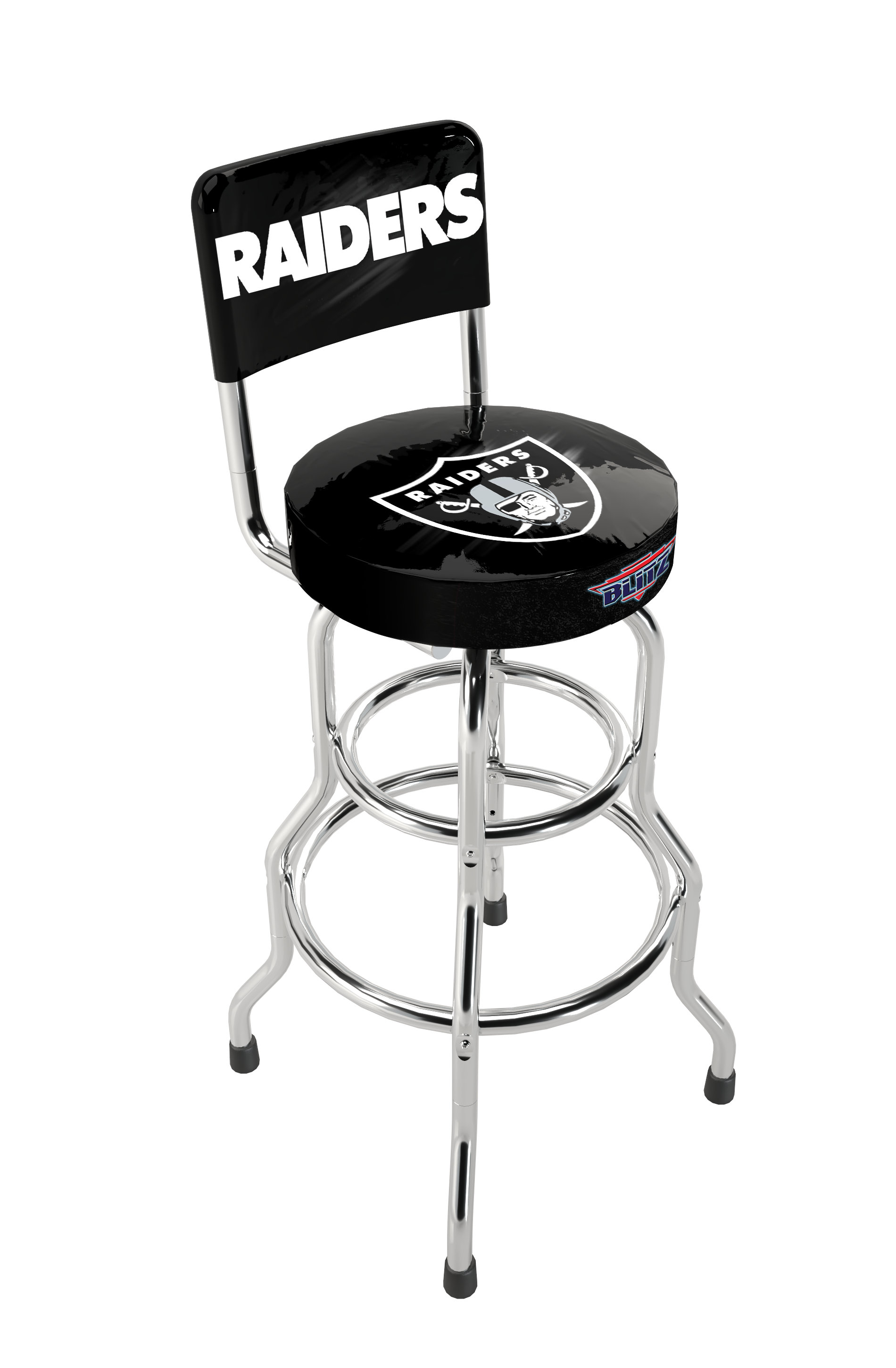 Arcade 1Up Las Vegas Raiders NFL Blitz High Back Adjustable Swivel ...