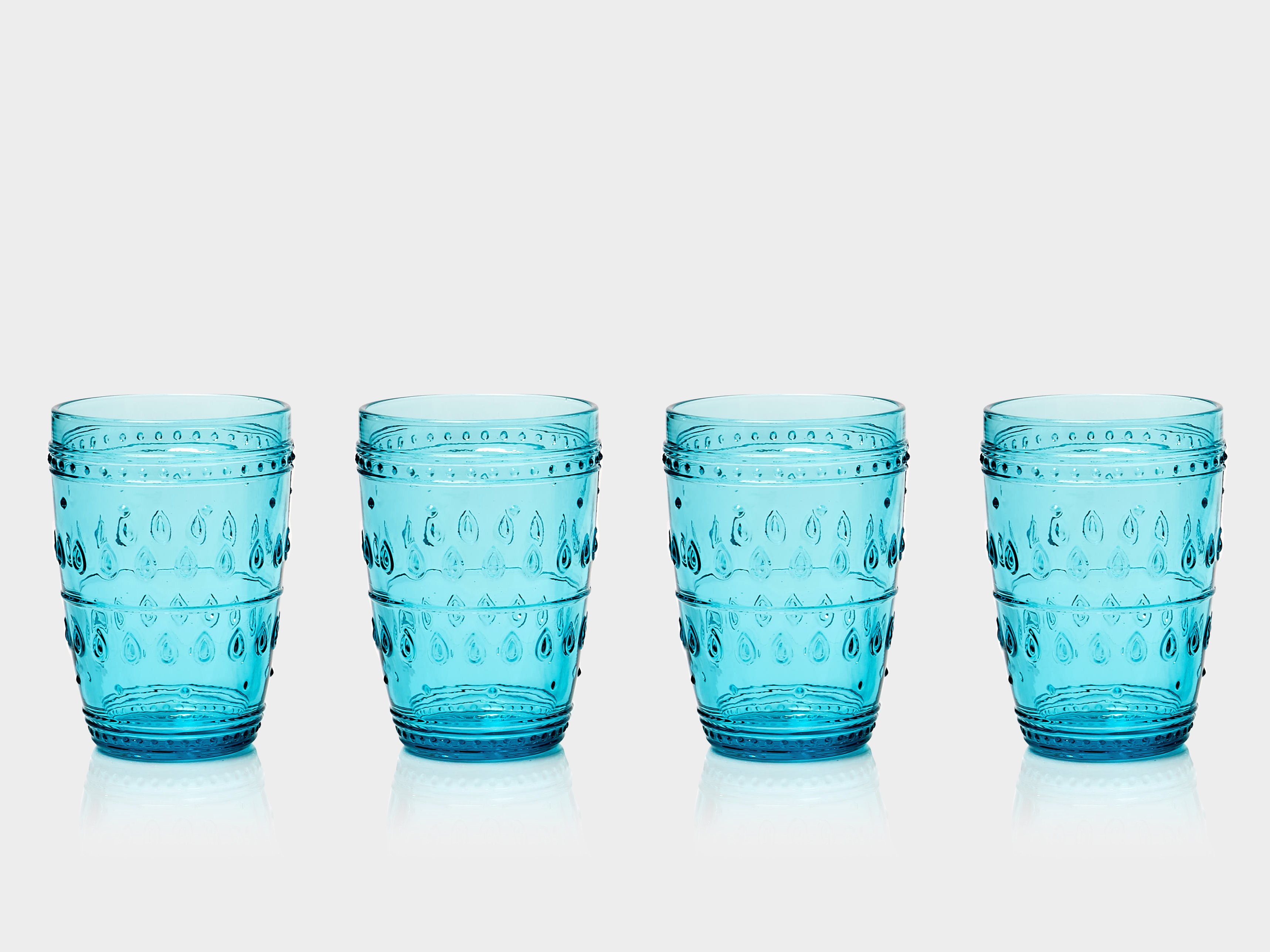 Euro Ceramica Fez Glassware 14oz Highball Glass Set & Reviews | Wayfair