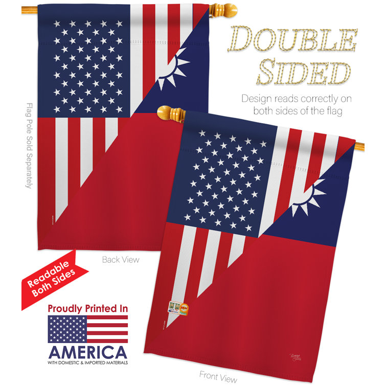 Breeze Decor Double Sided 40'' H x 28'' W Polyester House Flag | Wayfair
