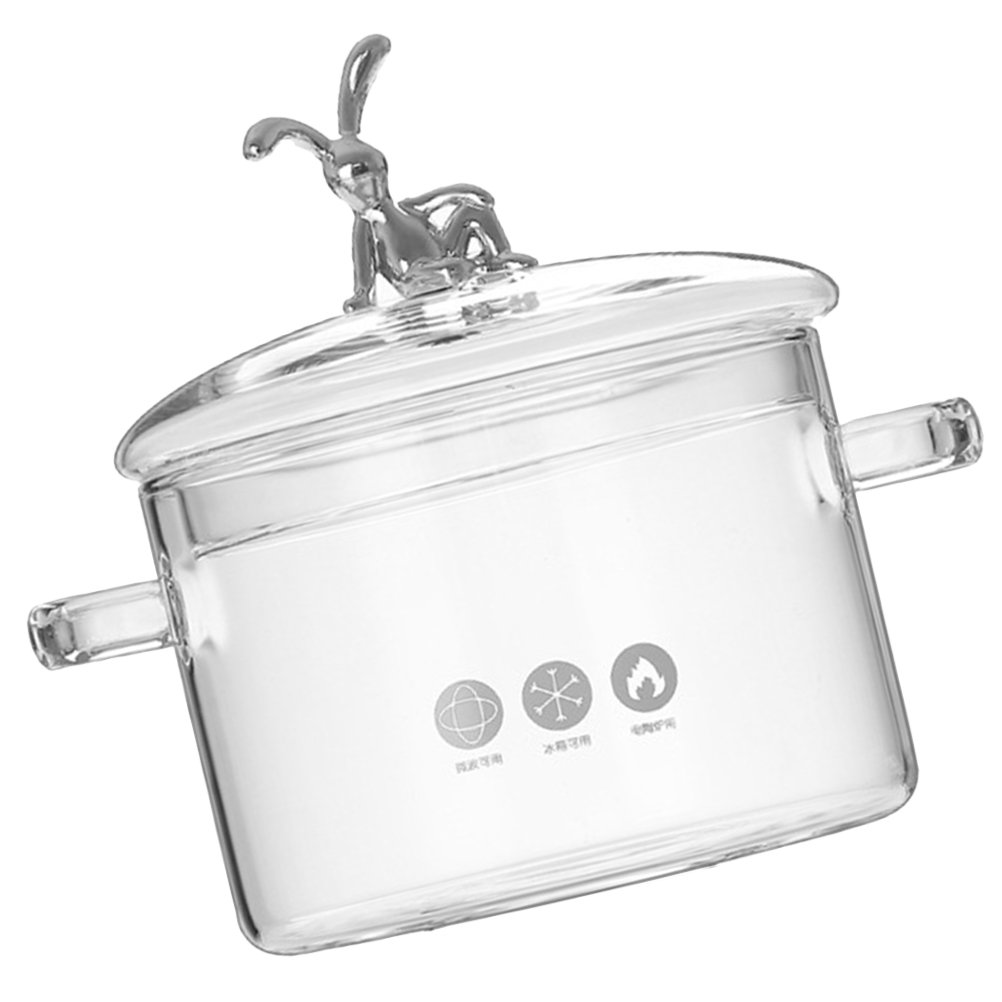 Ebern Designs Kitchen Glass Stew Pot Braised Kitchen Cookware Stove ...