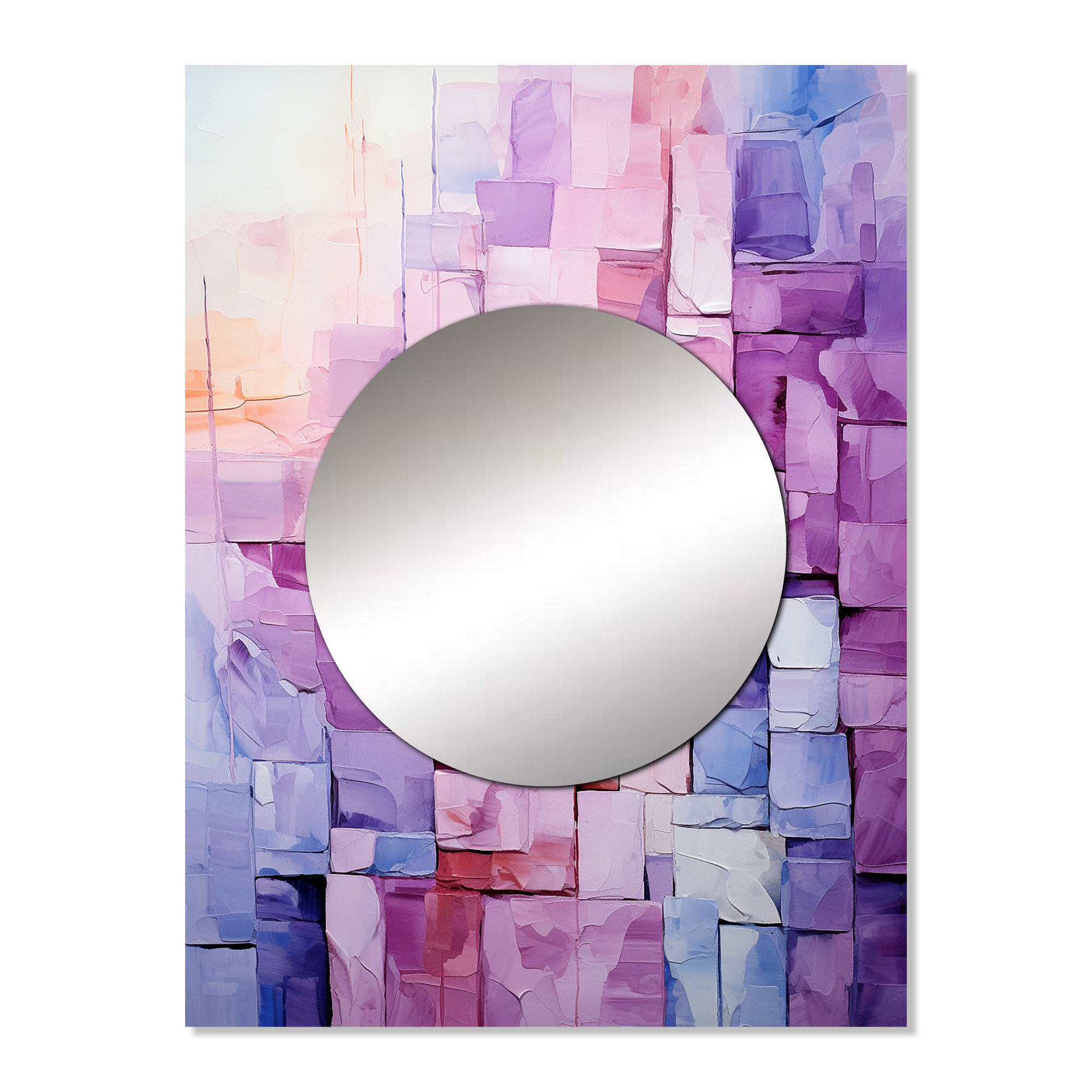 East Urban Home Lilac Lattices Abstract Shapes I - Abstract Shapes ...