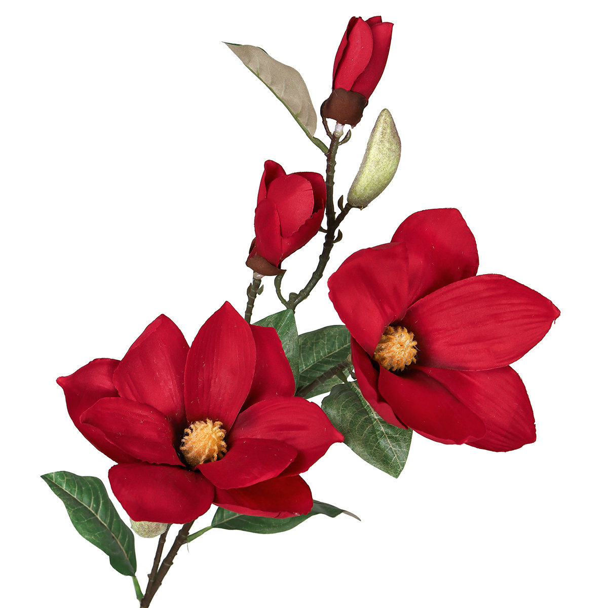 Primrue Artificial Magnolia Flower Spray | Wayfair