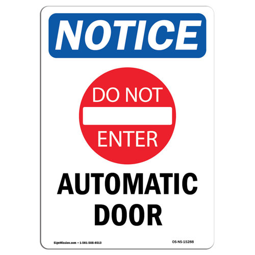 SignMission Automatic Door Sign | Wayfair