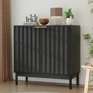Ebern Designs Kharri Sideboard, Accent Cabinet, Rustic Storage Cabinet ...