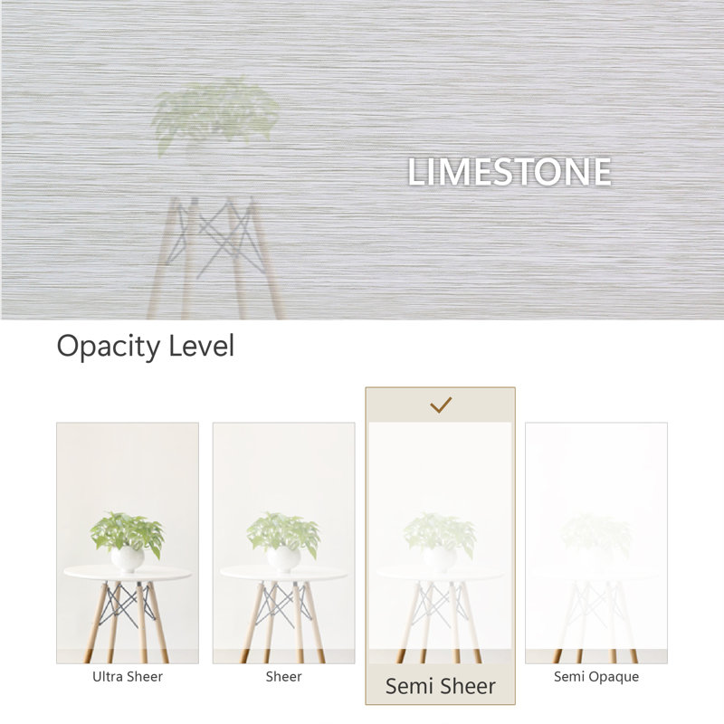 Symple Stuff Agris 36''W x 96''H, Hanging Room Divider, Sheer Semi ...