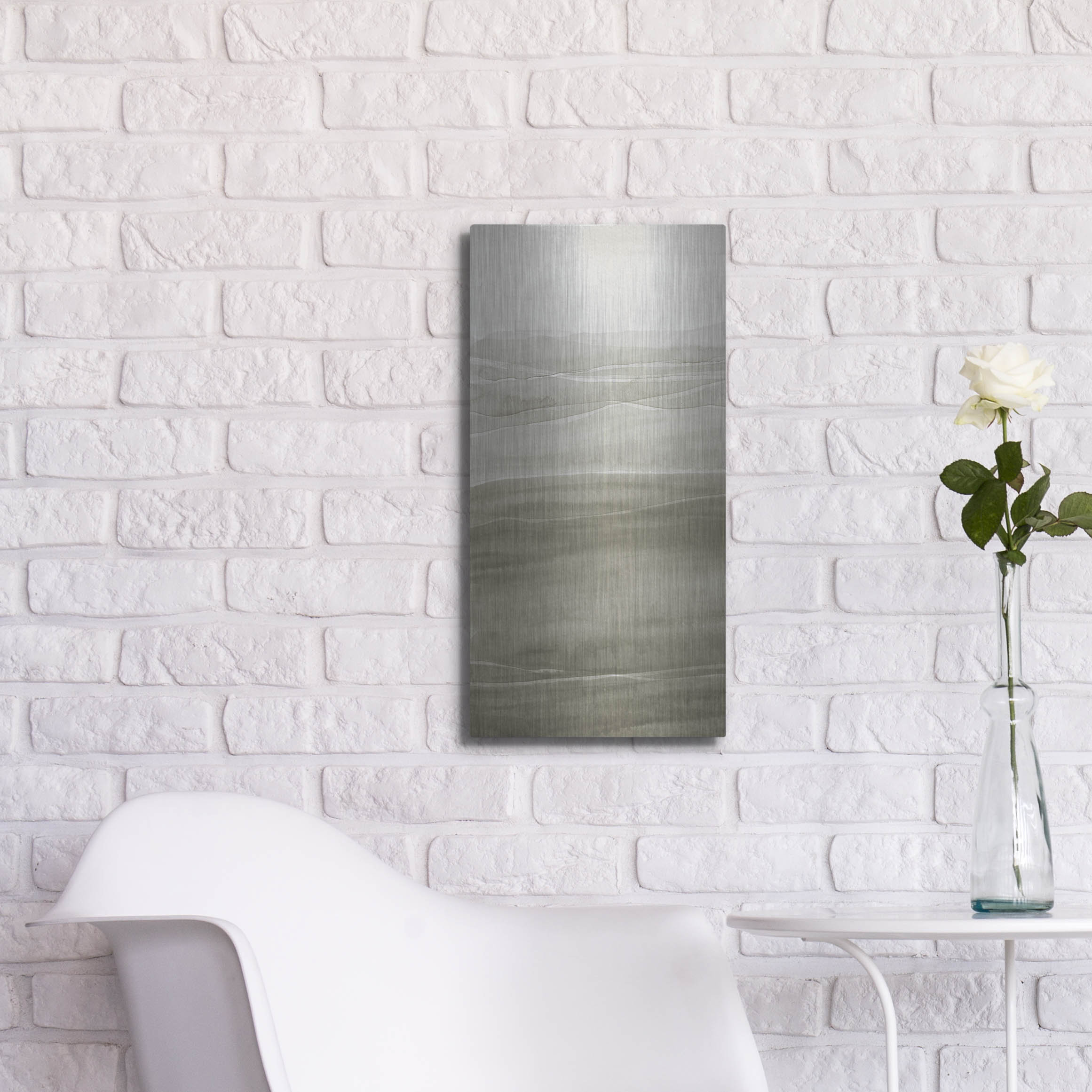 Ebern Designs 'Foggy 1' by Alicia Ludwig Metal Wall Art | Wayfair